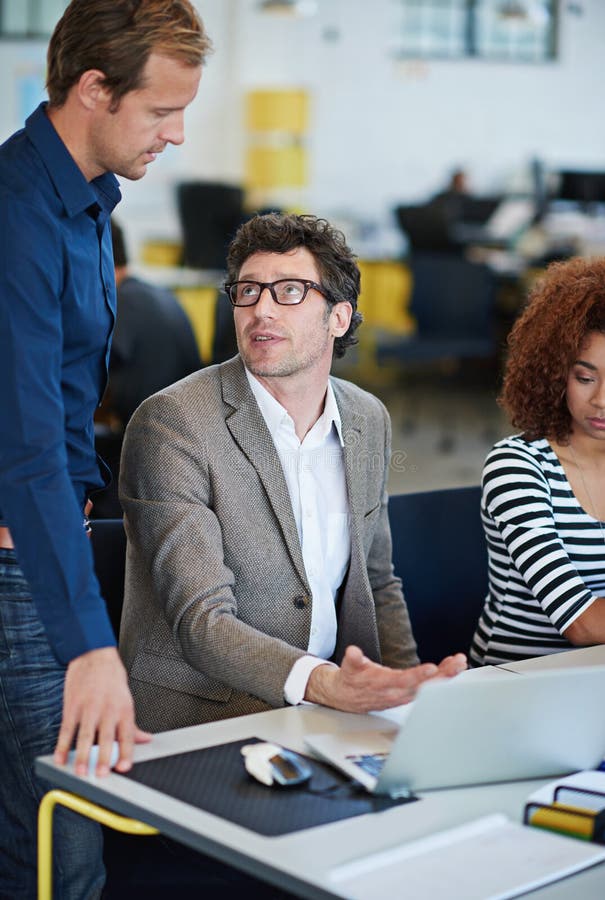 I Need Some Input on this...business People Around a Table. Stock Image ...