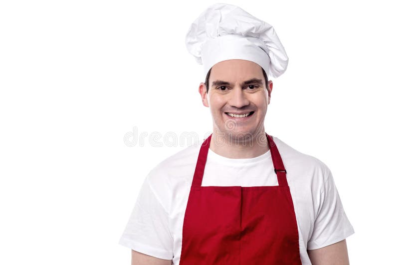 I am the new chef here. stock photo. Image of caucasian - 50281450
