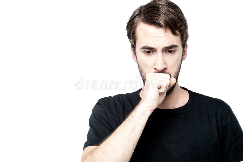 I am not feeling well ! stock photo. Image of allergens - 48840382