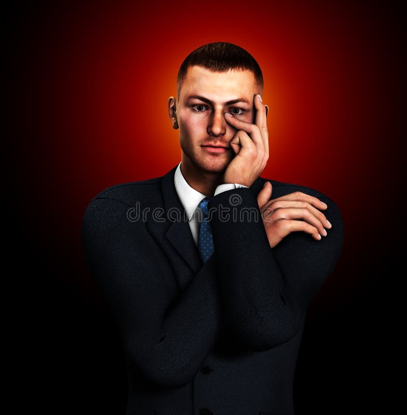 I am Not To Sure about that Stock Photo - Image of unsure, confused ...