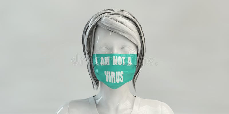 I am Not a Virus stock illustration. Illustration of unity - 178976979