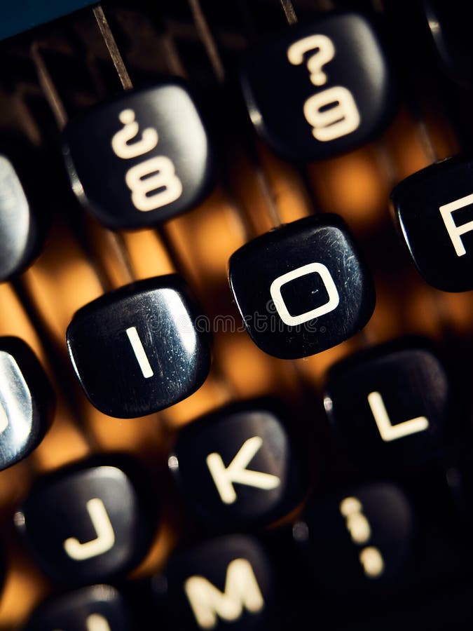 Old typing machine stock photo. Image of organ, technology - 351762800