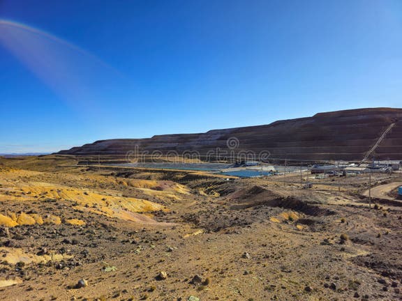I Open Pit Mine Leaching Pad Stock Image - Image of geotechnical ...