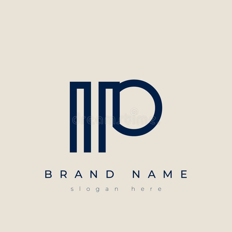 IP Alphabet Letter Icon Logo Stock Vector - Illustration of symbol ...