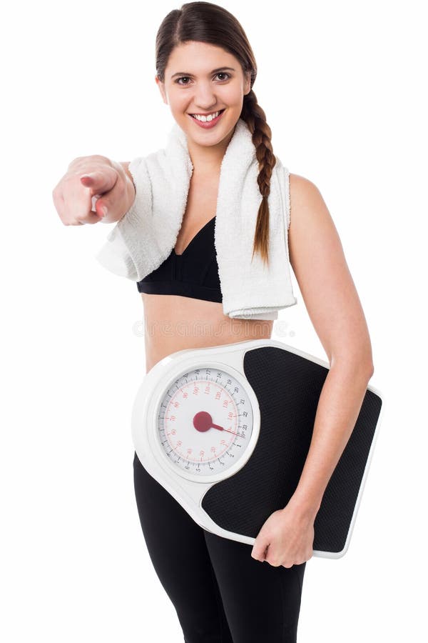 I am in Perfect Shape, How about You? Stock Photo - Image of indicating ...