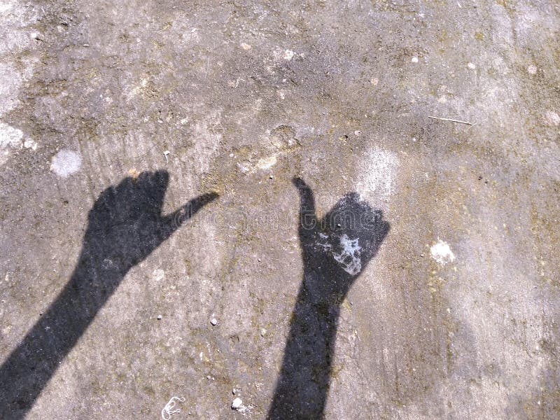 The Shadow of My Hand that Explains Some Code Stock Image - Image of ...