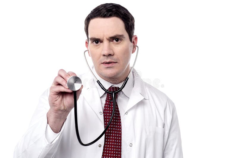 I am Ready for the Check Up. Stock Image - Image of profession ...