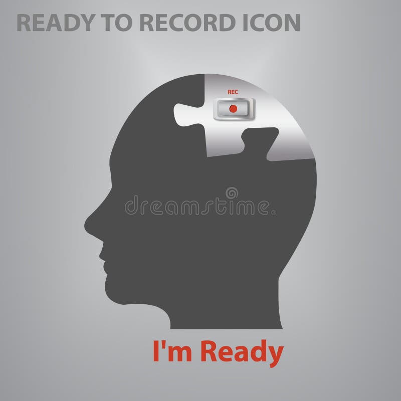 I am Ready Icon Abstract Vector Stock Vector - Illustration of sign ...