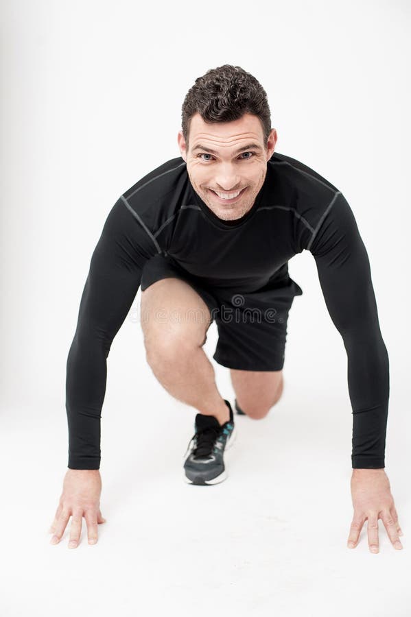 Man Crouched Position Stock Photos - Free & Royalty-Free Stock Photos ...