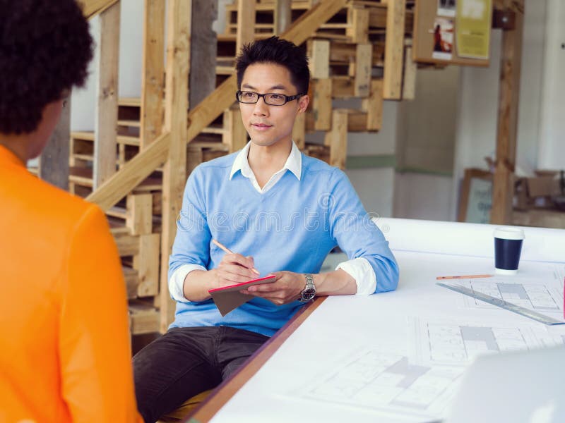 I am Ready To Answer Your Questions Stock Image - Image of employment ...