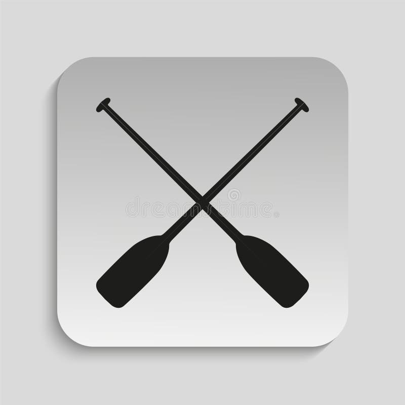 I Remi Per Remare Innesta L'icona Illustrazione di Stock ...