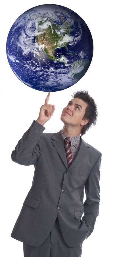 Weight of the world stock photo. Image of businessman, global - 457716