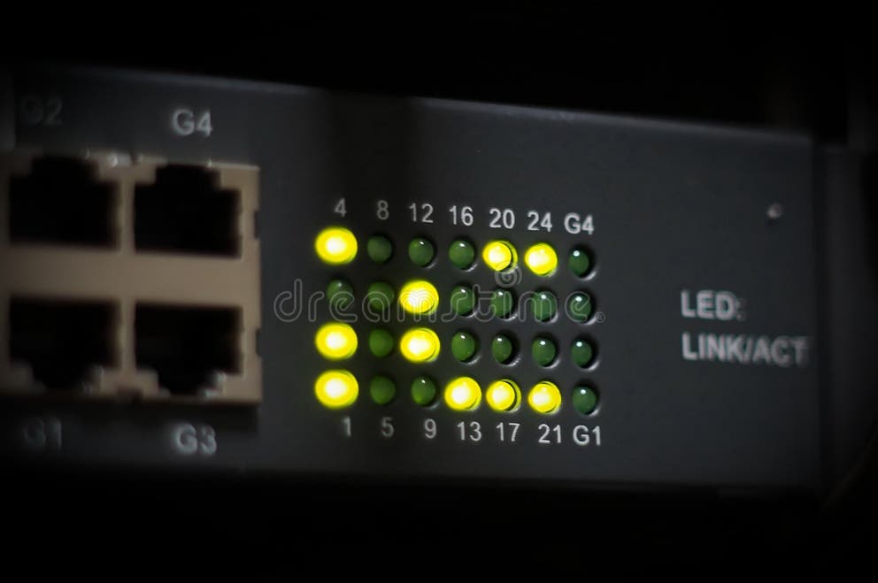 I SEE. Artificial Intelligence AI Displaying a Message on LCD Array on the Front Panel of ...