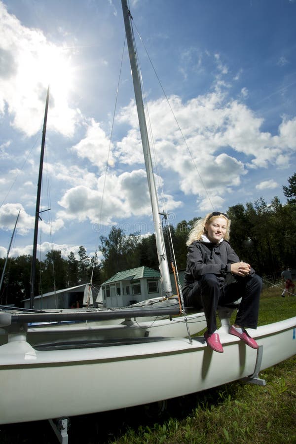 Before I set sail stock photo. Image of enjoyment, preparation - 16374628