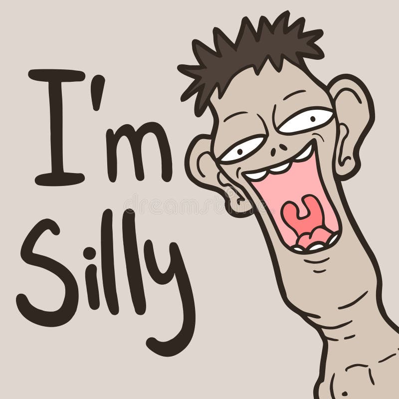 I am silly stock vector. Illustration of puppet, memo - 31439929