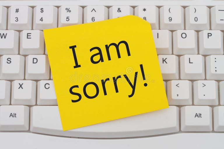 I am sorry stock image. Image of forgive, device, close - 77434009
