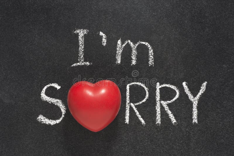 I am sorry heart stock image. Image of white, regretful - 95777513