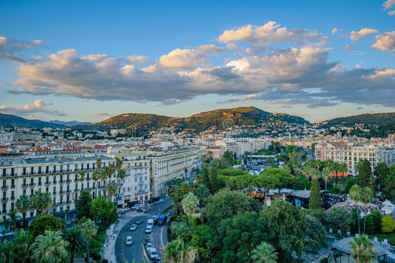 I Stadens Centrum Nice, Frankrike Redaktionell Arkivbild - Bild av ...