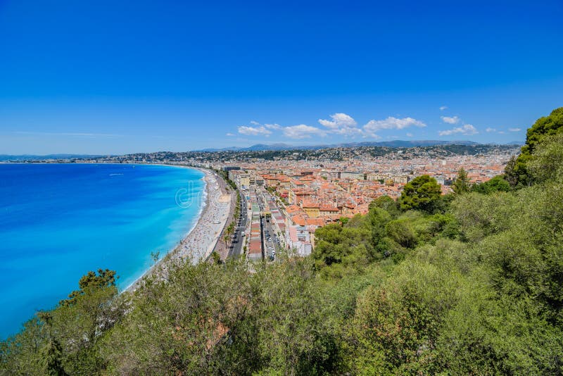 I Stadens Centrum Nice, Frankrike Redaktionell Arkivbild - Bild av ...