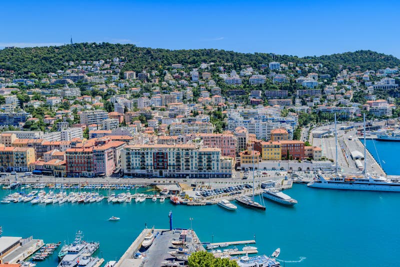 I Stadens Centrum Nice, Frankrike Redaktionell Arkivbild - Bild av ...