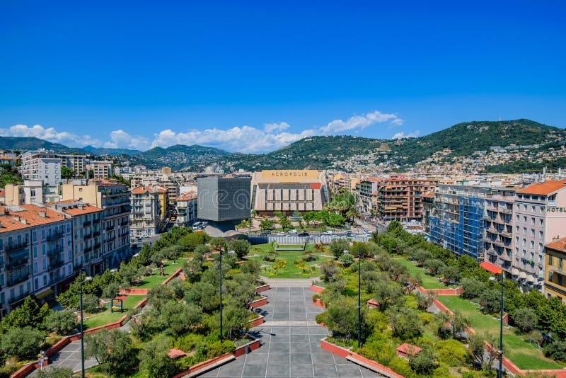 I Stadens Centrum Nice, Frankrike Redaktionell Arkivbild - Bild av ...