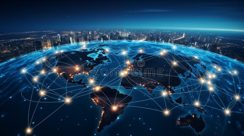 The Technology in GPS, Map Location, Future Transport Logistics, Route ...