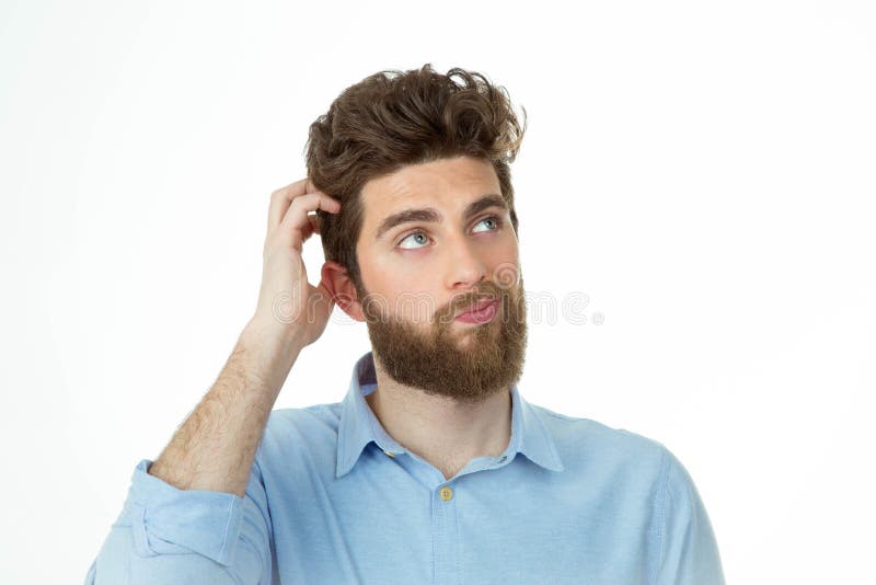 I am Thinking about the Answer Stock Image - Image of answer ...