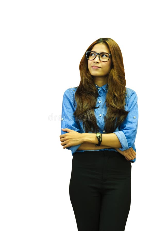 I thinking stock image. Image of thinking, adult, portrait - 52575859