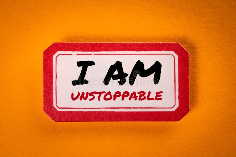 I Am Unstoppable Word
