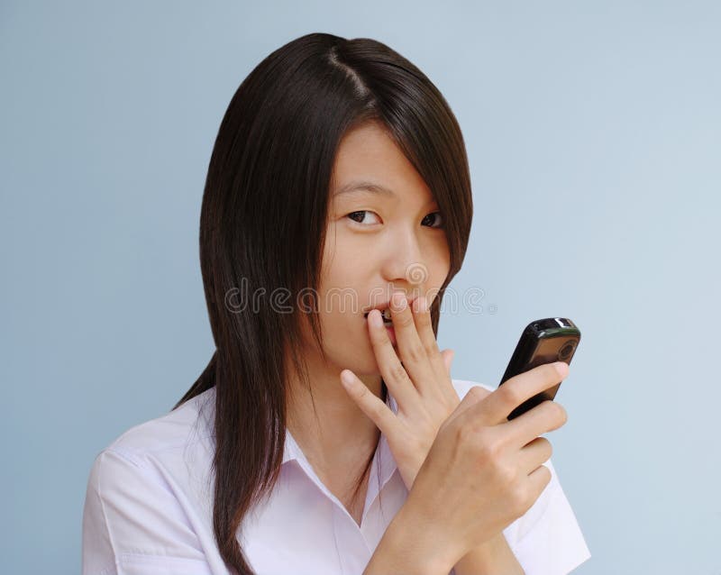 I Ve Got A Nice Surprise Text Stock Image - Image of handphone, love ...