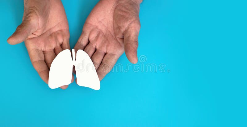 I Vecchi Hanno Le Mani in Mano Il Simbolo Di Un Organo Polmonare ... I Vecchi Hanno Le Mani in Mano Il Simbolo Di Un Organo Polmonare ...
