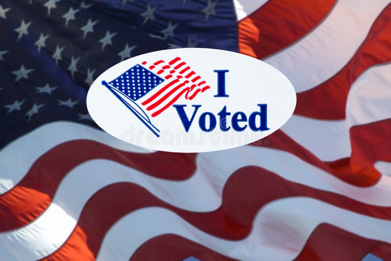I Voted stock photo. Image of american, decisions, politics - 125755498