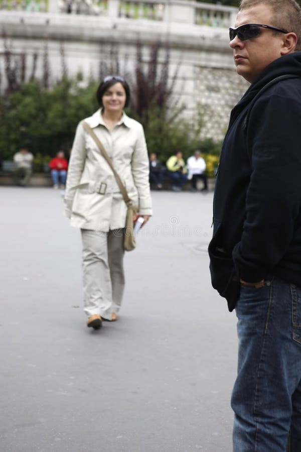 I wait for my girl stock photo. Image of women, girl - 12675278