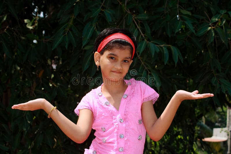 I Want To See Both the Sides Stock Photo - Image of portrait, girl: 8825730