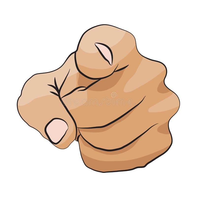 I want you stock vector. Illustration of direction, fist - 59395112