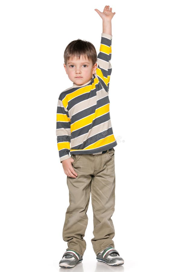 Little Boy Shows How Tall Stock Photos - Free & Royalty-Free Stock ...