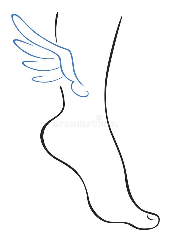 Winged Foot Stock Illustrations – 329 Winged Foot Stock Illustrations ...