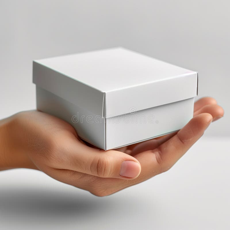 Ia Generated. Mock-up of Blank Product Packaging Box Stock Illustration ...