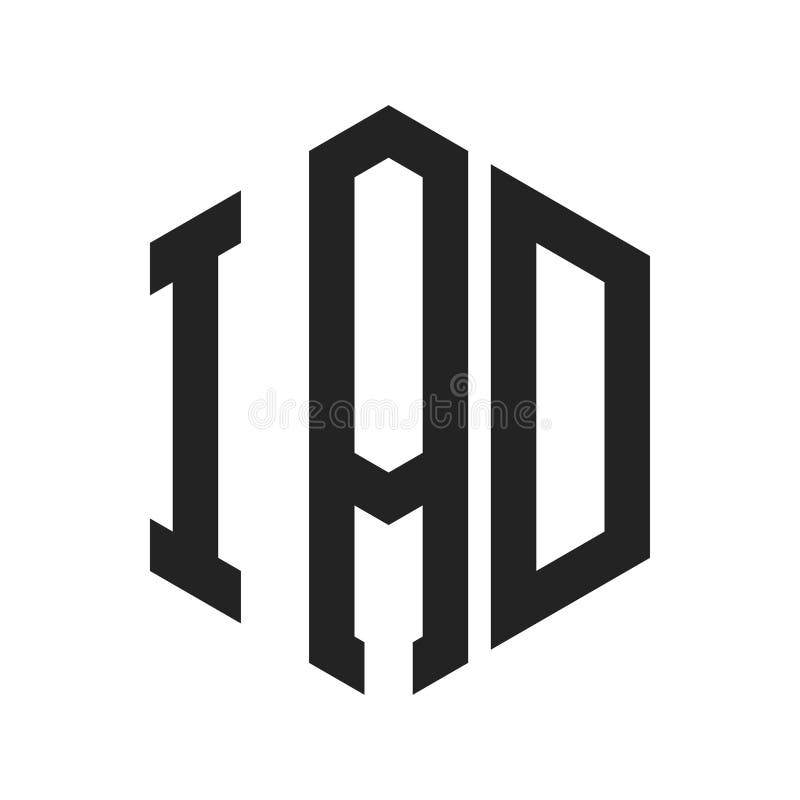 IAD Logo Design. Initial Letter IAD Monogram Logo Using Hexagon Shape ...