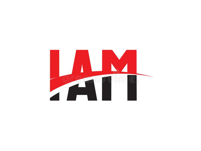 IAM Letter Initial Logo Design Vector Illustration Stock Vector ...