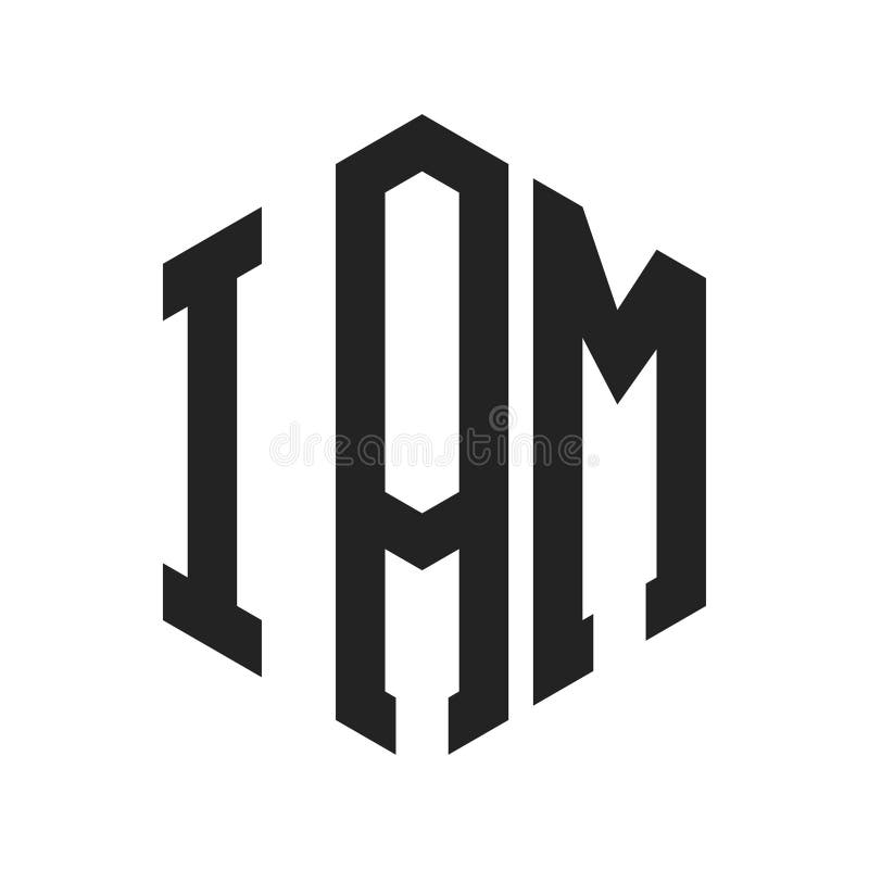 IAM Logo Design. Initial Letter IAM Monogram Logo Using Hexagon Shape ...
