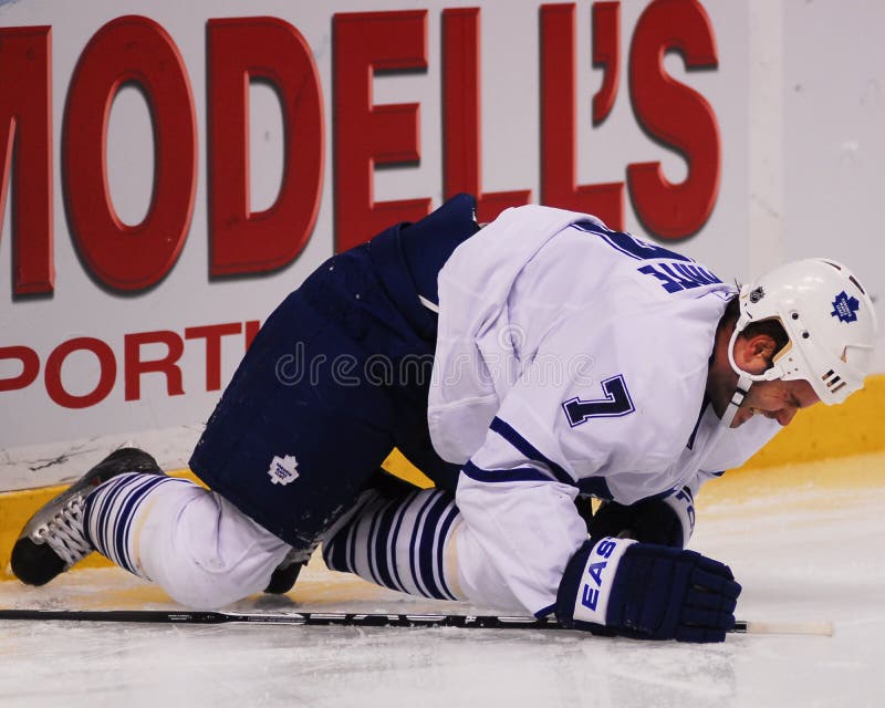 Ian White Toronto Maple Leafs Defenseman. Editorial Photo - Image of ...