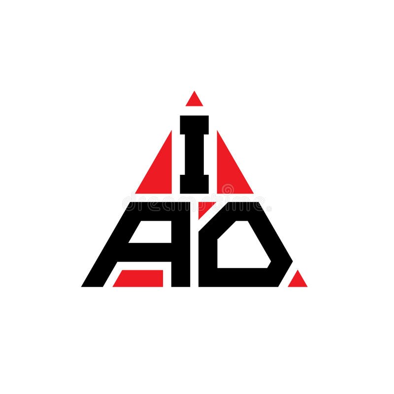 Iao Triangle Logo Design Monogram Stock Illustrations – 3 Iao Triangle ...