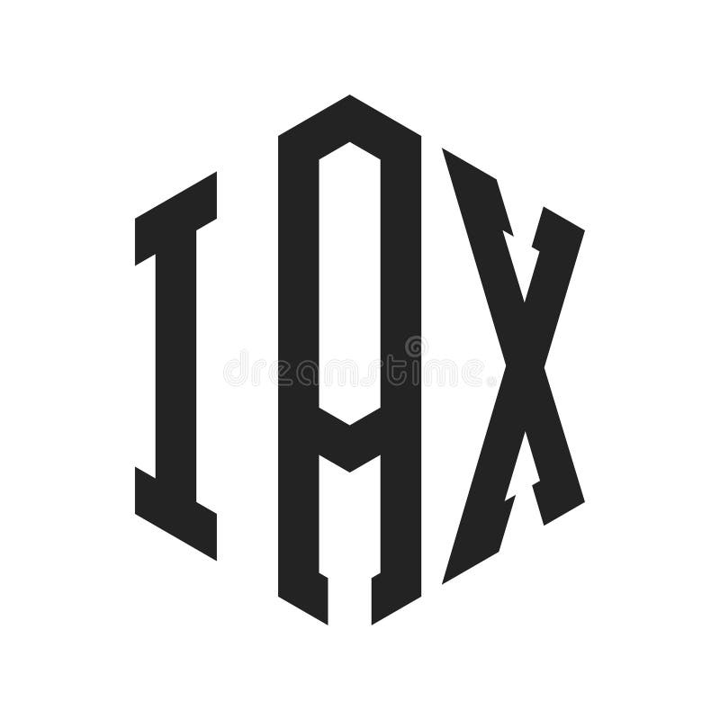 IAX Logo Design. Initial Letter IAX Monogram Logo Using Hexagon Shape ...