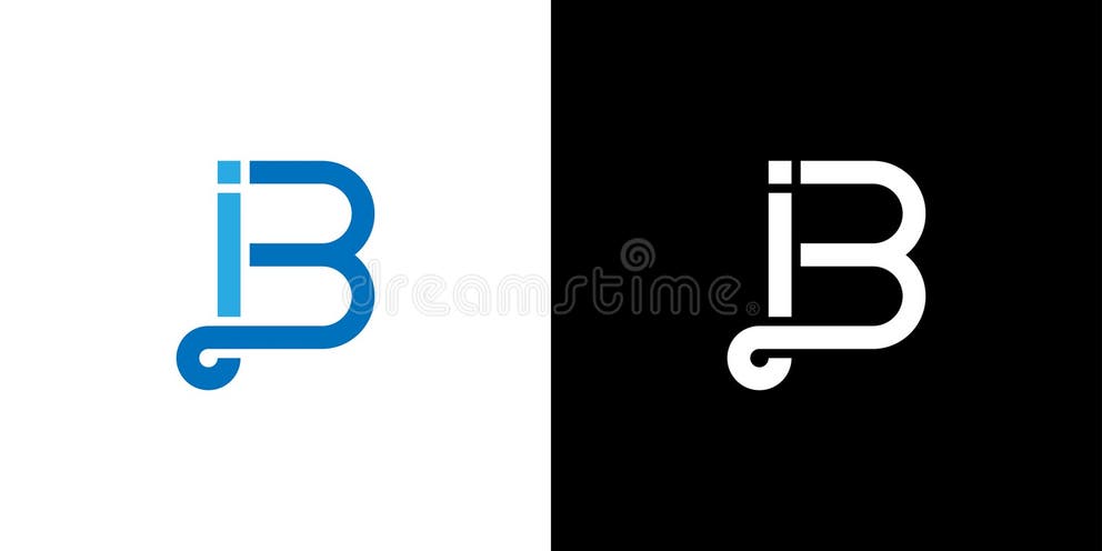IB Logo, IB Monogram, Initial IB Logo, Letter IB Logo, Icon, Vector ...