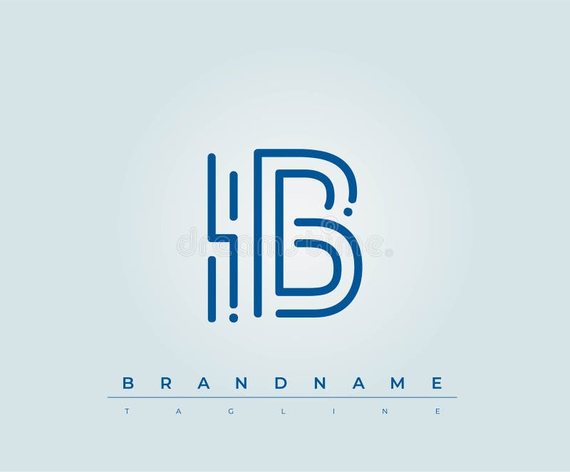 IB Technology Letter Logo Template Stock Vector - Illustration of ...