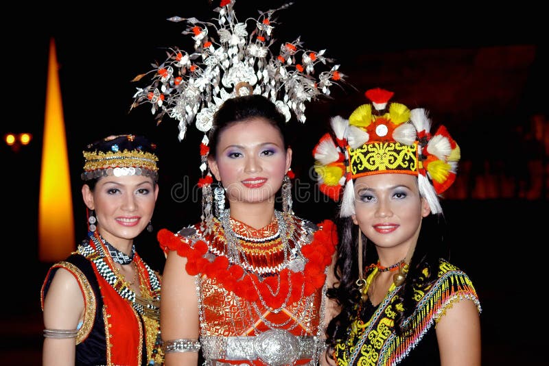Iban people editorial stock photo. Image of asia, sabah - 61210343