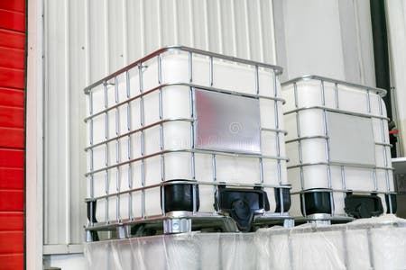 Ibc Container,Ibc-container in a Storage,Industrial Concept Stock Image ...