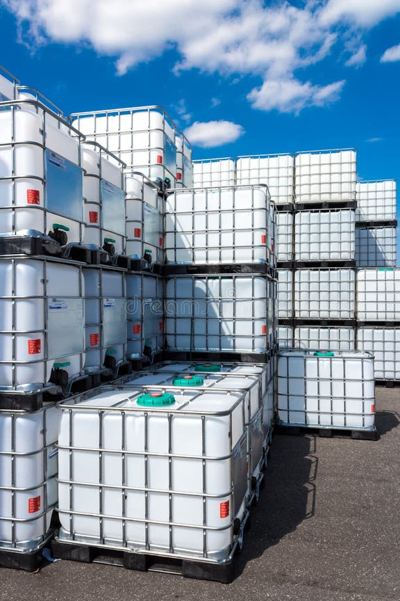 Ibc container stock image. Image of industrial, alcoholic - 46256485