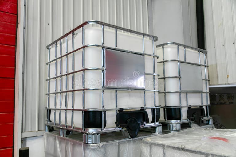 Ibc Container,Ibc-container in a Storage,Industrial Concept Stock Photo ...